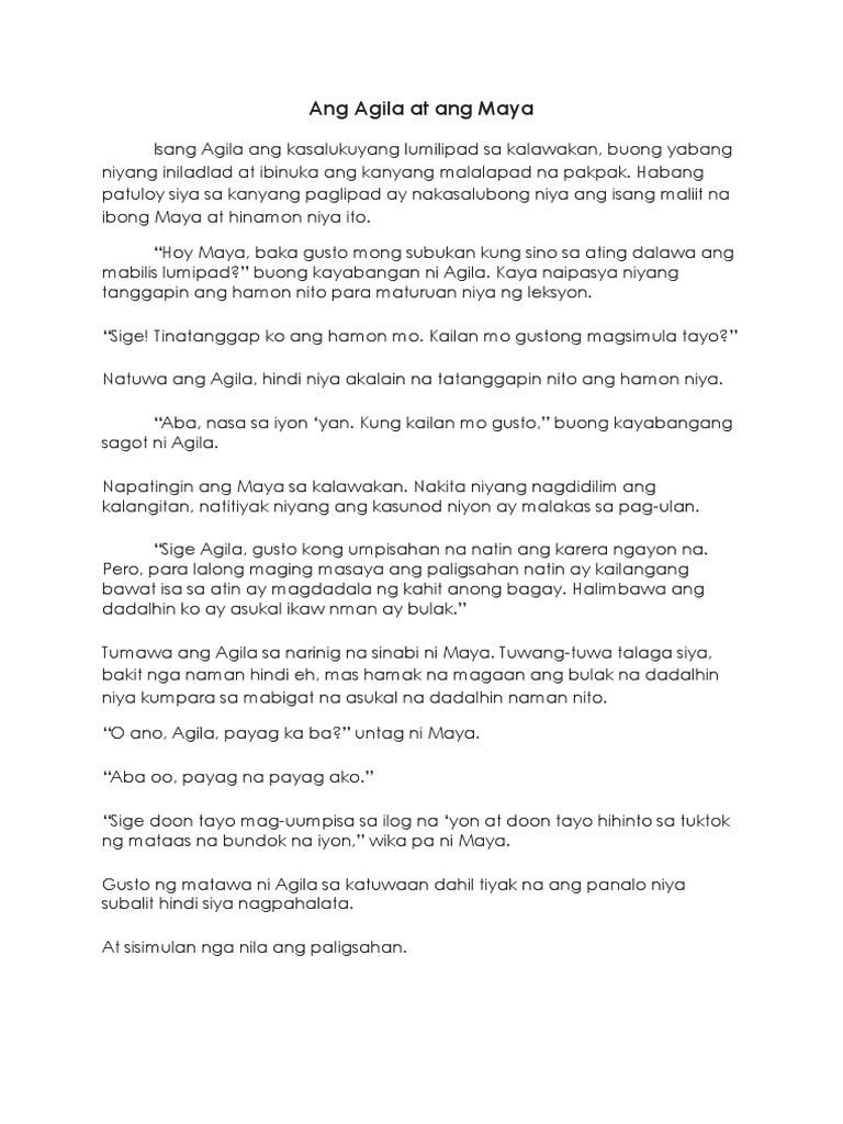 Mga Pabula | PDF