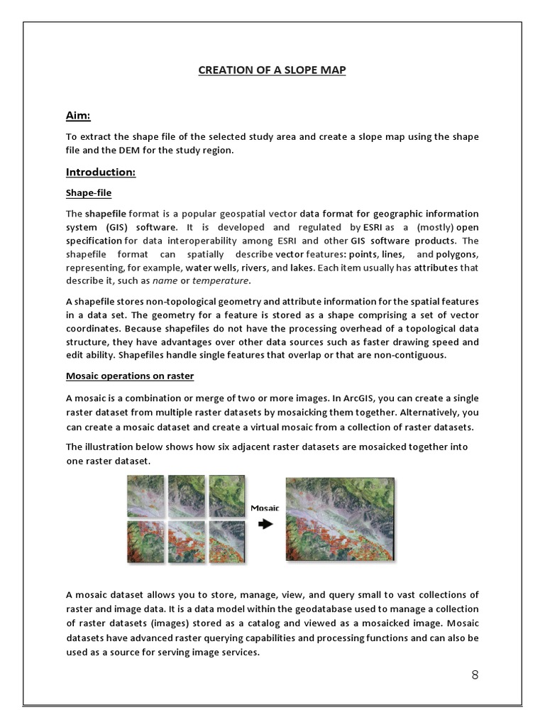 Mapping Slope Percentages: A Guided Procedure for Creating a Slope Map ...