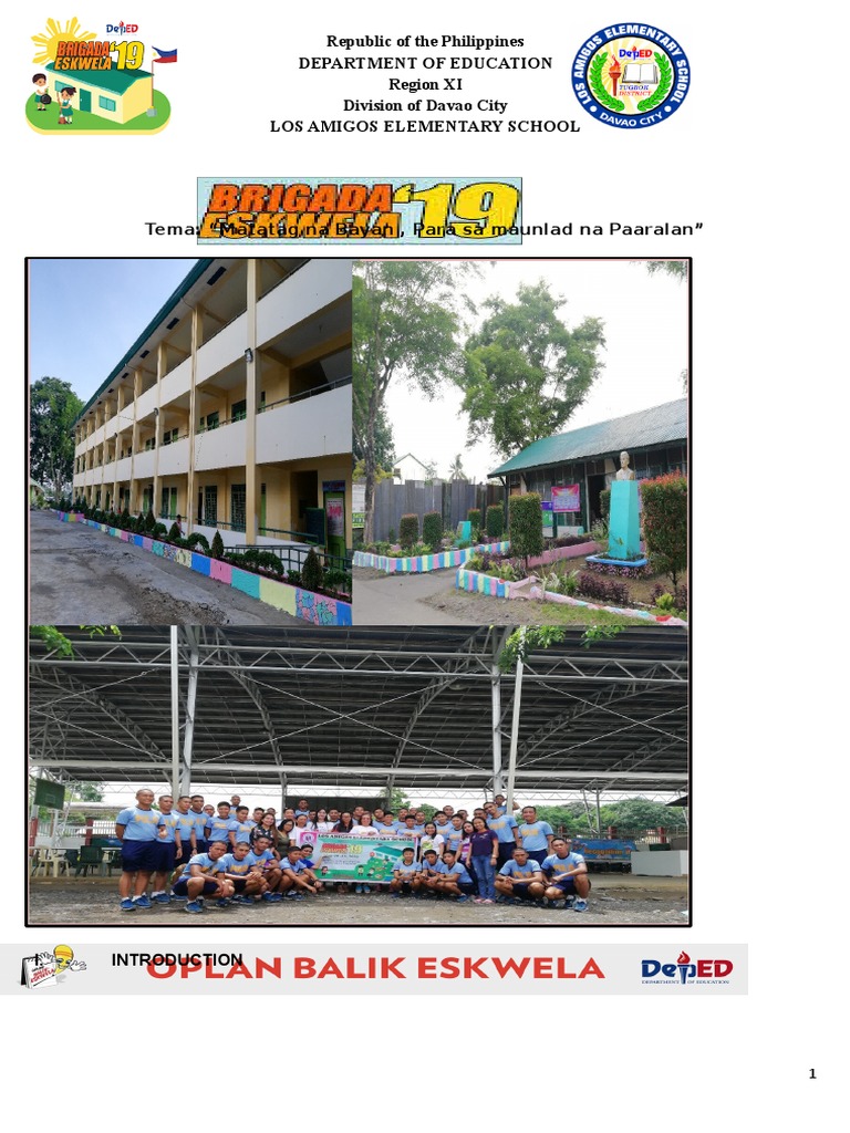 Brigada Eskwela Narrative Report Final (Recovered) | PDF | Classroom