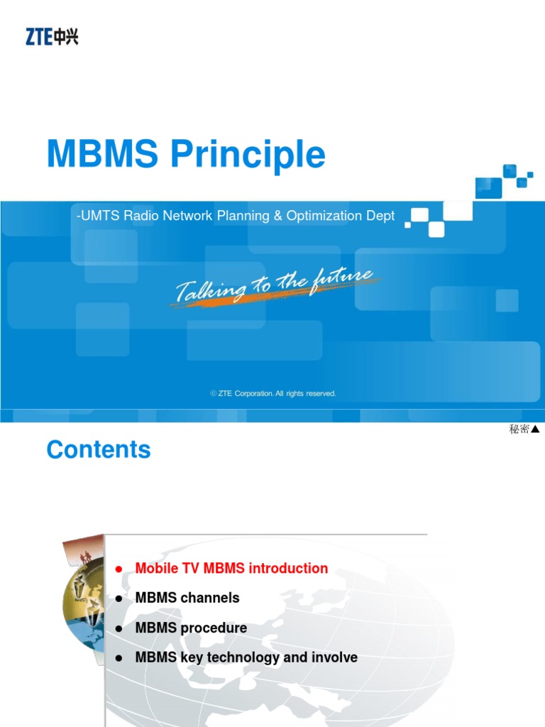 MBMS Principle: - UMTS Radio Network Planning & Optimization Dept | PDF | High Speed Packet ...