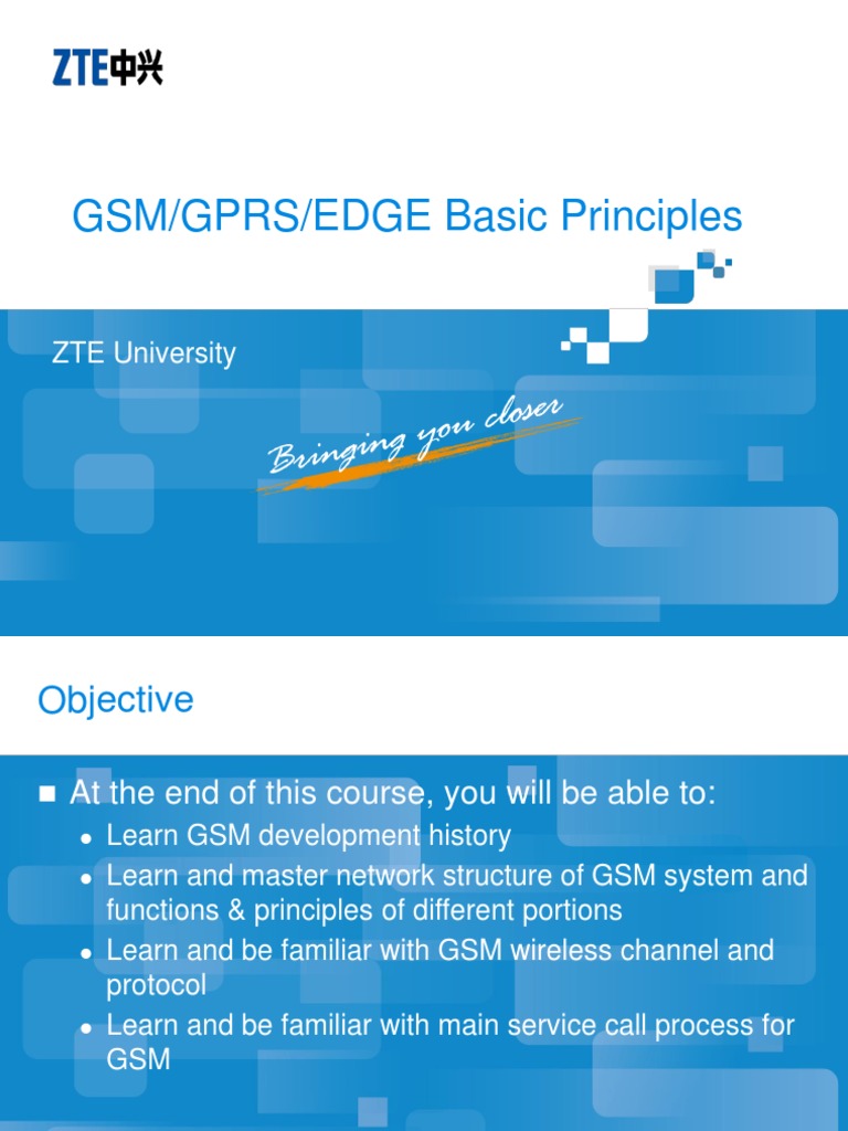 GSM/GPRS/EDGE Principles Overview | PDF | General Packet Radio Service ...