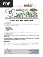 Guidelines For Nutrition Month Cooking Contest | PDF | Recipe | Cooking