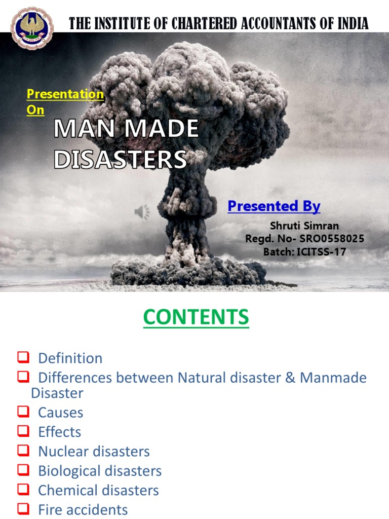 Man Made Disasters | PDF | Nuclear Weapons | Bomb