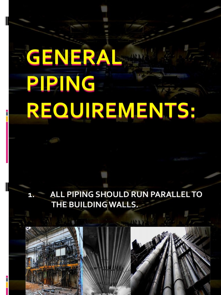 2 Piping Requirements Pme Code | PDF | Pipe (Fluid Conveyance ...