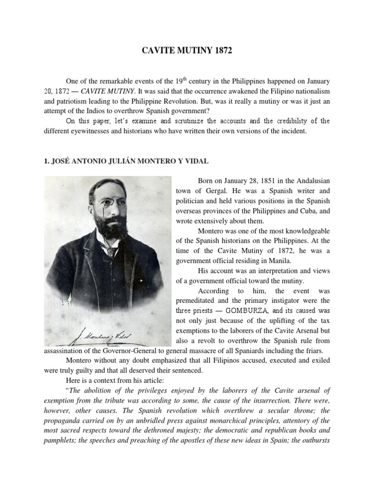 Versions of The Cavite Mutiny 1872 | PDF | Borneo | Philippines