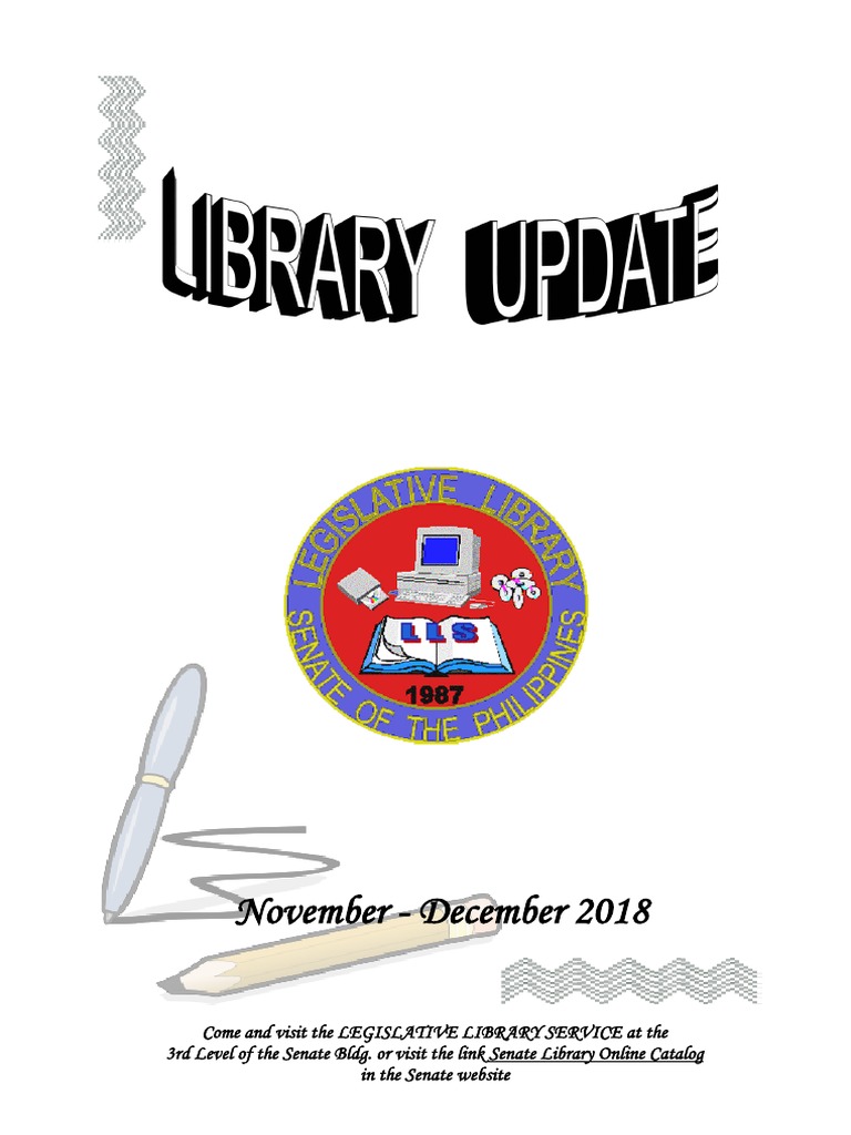 Library Update - Nov-Dec 2018 | PDF | Manila | Philippines