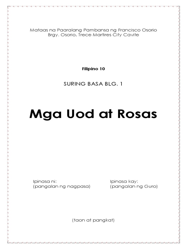 Suring-Basa Format | PDF