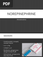 Menghitung Dosis Norepinephrine | PDF