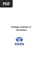 SWOT Analysis For TATA Motors | PDF | Marketing | Car