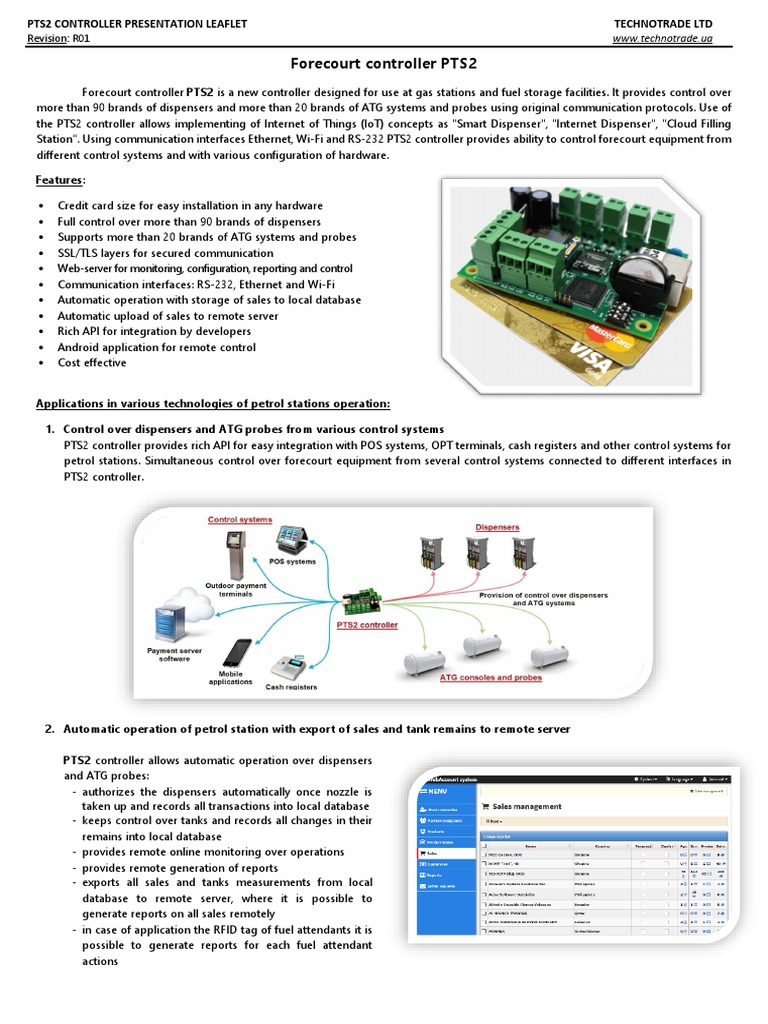 PTS2 Forecourt Controller Overview | PDF | Internet Of Things | Point ...