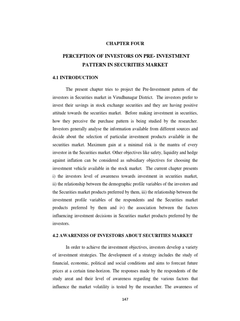 09 Chapter 4 | PDF | Stock Market | Investing