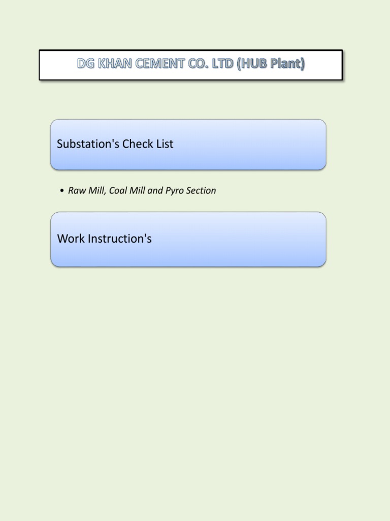 Substation Checklist for Engineers | PDF
