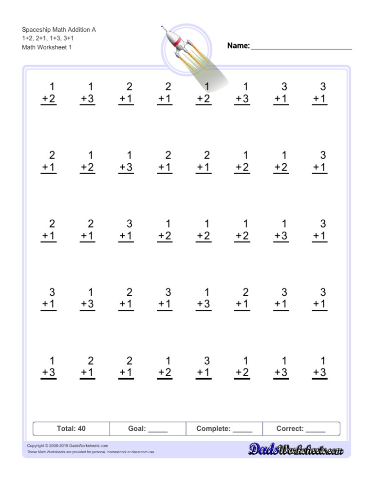 Spaceship Math A v1 | Learning