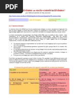 Constructivisme Et Socioconstructivisme 1 | PDF | Constructivisme (Philosophie de l'Éducation ...