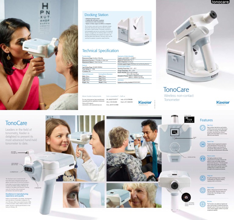 Keeler Tonocare | PDF | Usb | Battery Charger