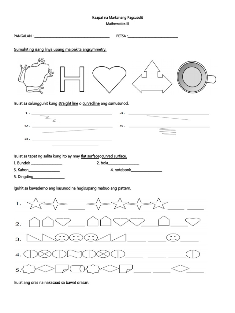 PT - Math 3 - Q4 | PDF
