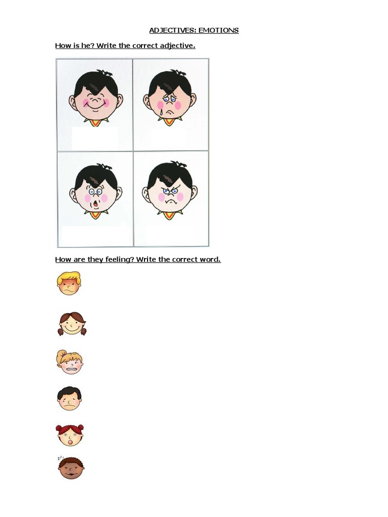 Adjective Practice for Students | PDF | Language Arts & Discipline