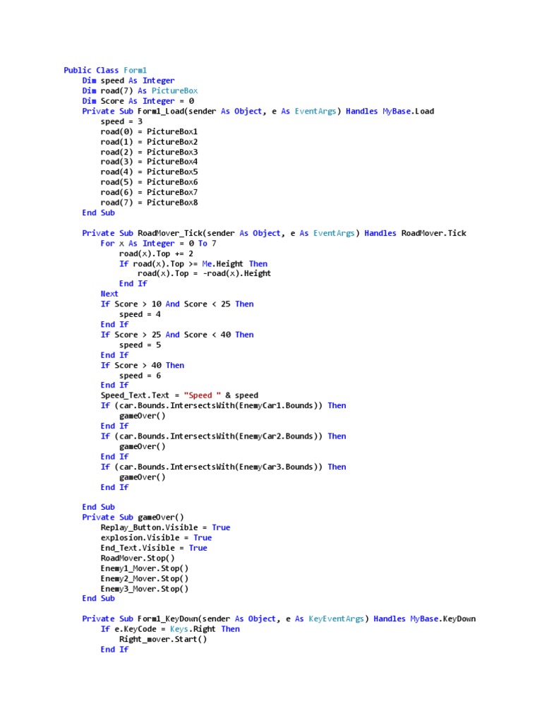 Kodingan Visual Basic | Download Free PDF | Visual Basic .Net | Computer Programming