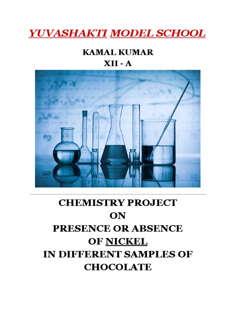 Chemistry Project Boards 2019 - 20 | PDF | Nickel | Acid