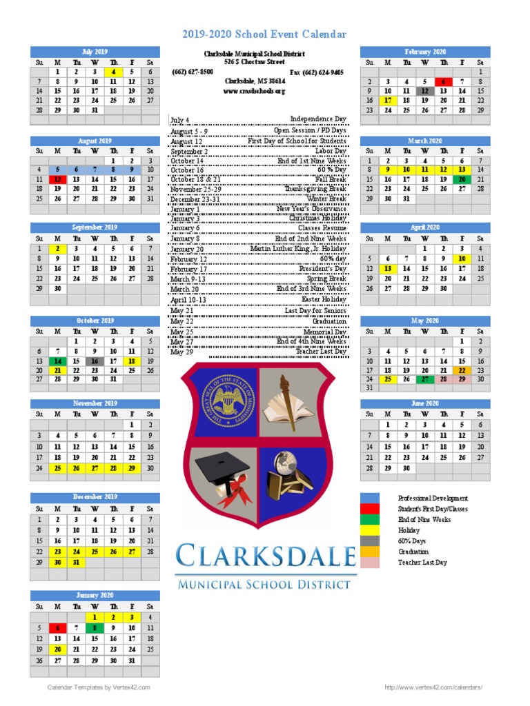 CMSD Fy2020 Calendar v2 | PDF | Public Holiday | Traditions