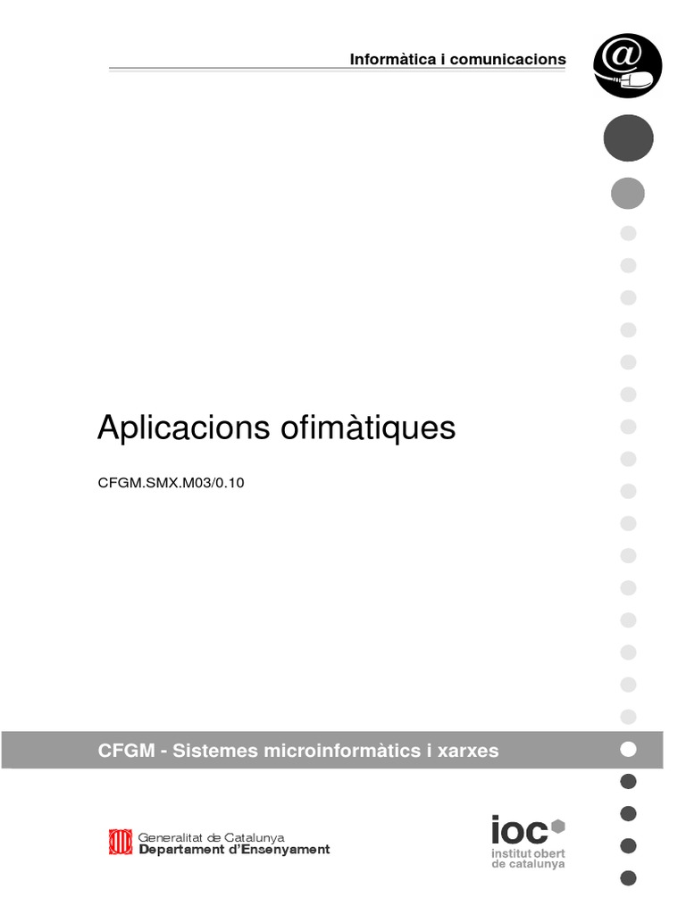 Aplicaciones Ofimaticas PDF | PDF