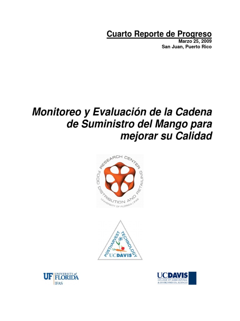 Estandares de Calidad de Mango Reporte Completa | PDF | Mango | México