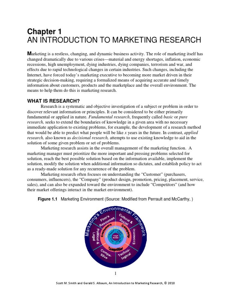 Chapter 01 An Introduction To Marketing Research | PDF | Hypothesis ...