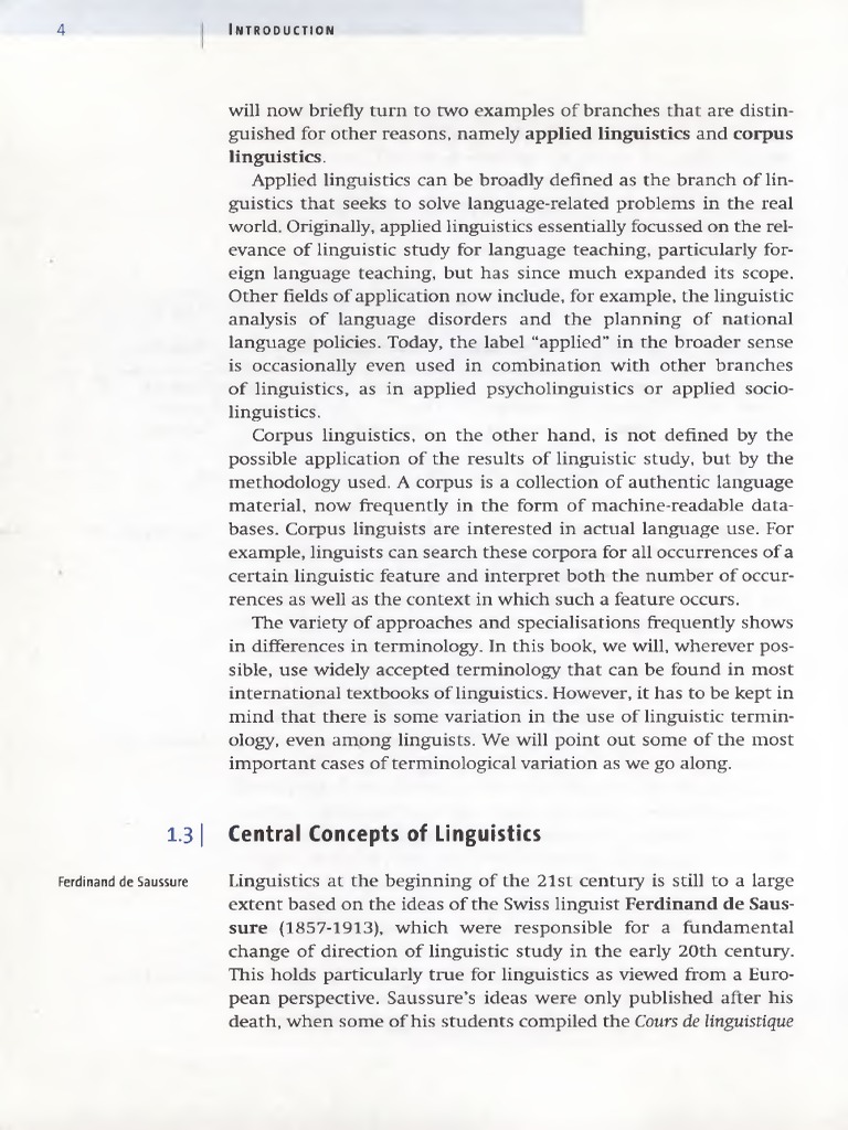 Central Concepts of Linguistics | PDF | Linguistics | Syntax