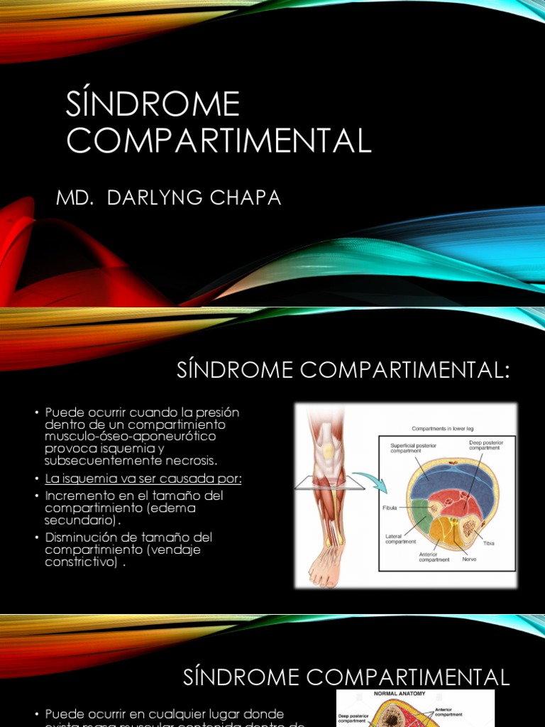 Síndrome Compartimental | PDF | Isquemia | Enfermedades y trastornos