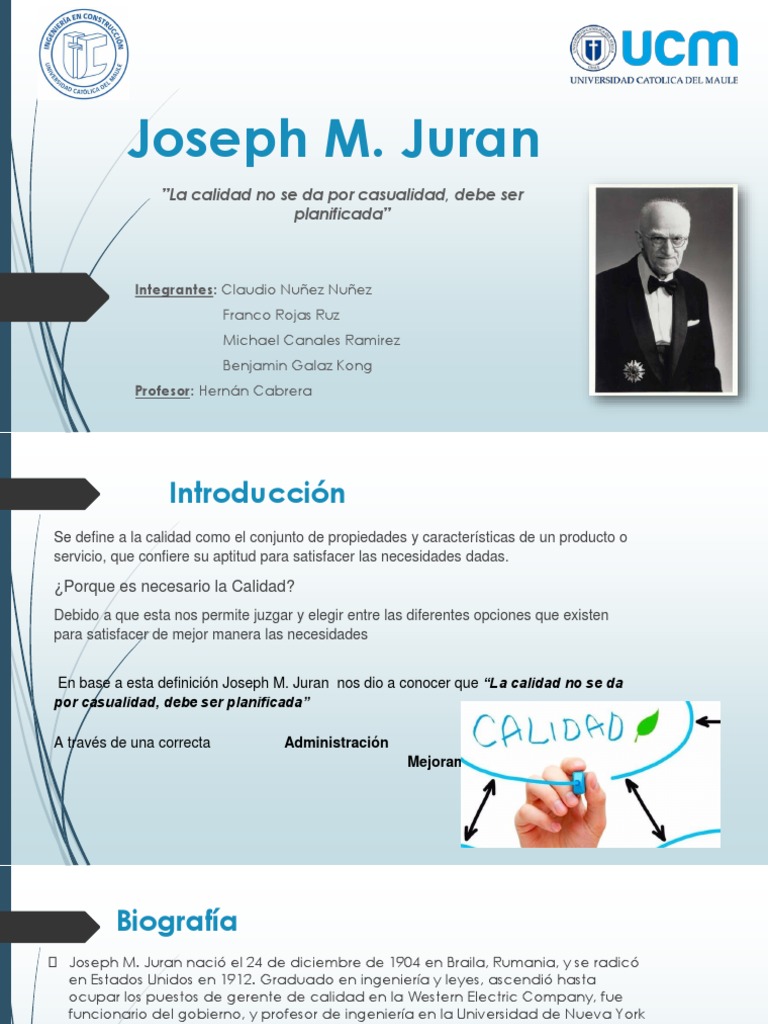 Joseph Duran | PDF | Calidad (comercial) | Planificación