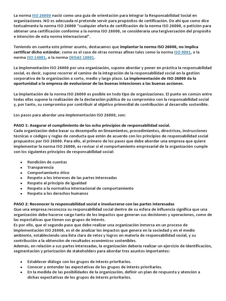 Norma ISO 26 | Descargar gratis PDF | Organización internacional para ...