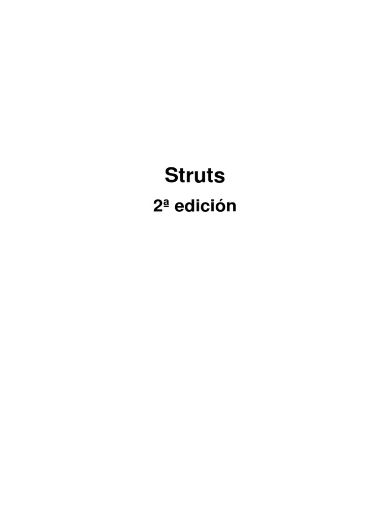 Struts PDF Maecado PDF | PDF | Páginas del servidor Java | Modelo – Vista – Controlador