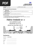 Guia Plurales de Palabras Terminadas en Z | PDF | Circo