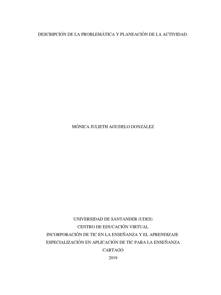 Monica Agudelo AnalisisYPlaneacion | PDF | Internet | Tecnología de ...