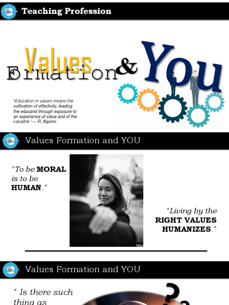 Values Formation and You | PDF | Value (Ethics) | Affect (Psychology)