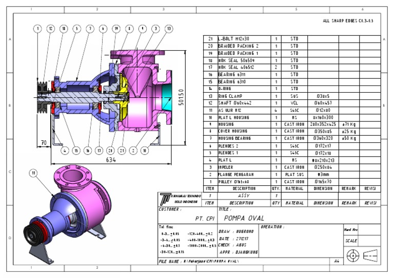 Assy Pompa Oval | PDF