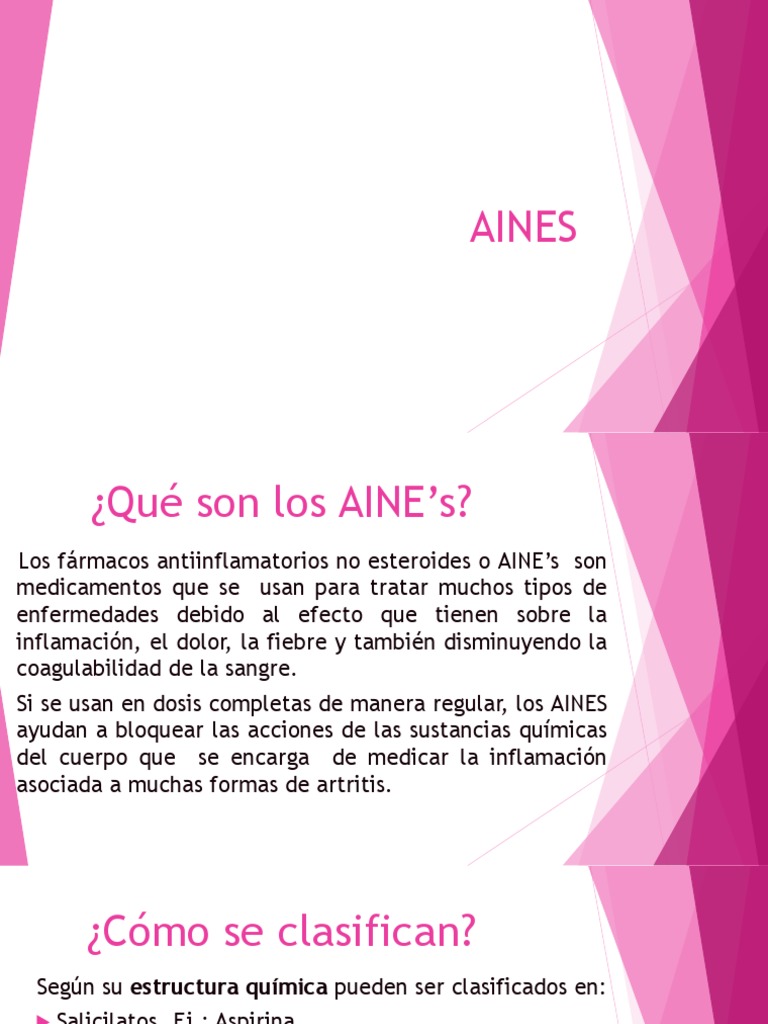 Aines Farmacologia | PDF | Droga anti-inflamatoria libre de esteroides ...