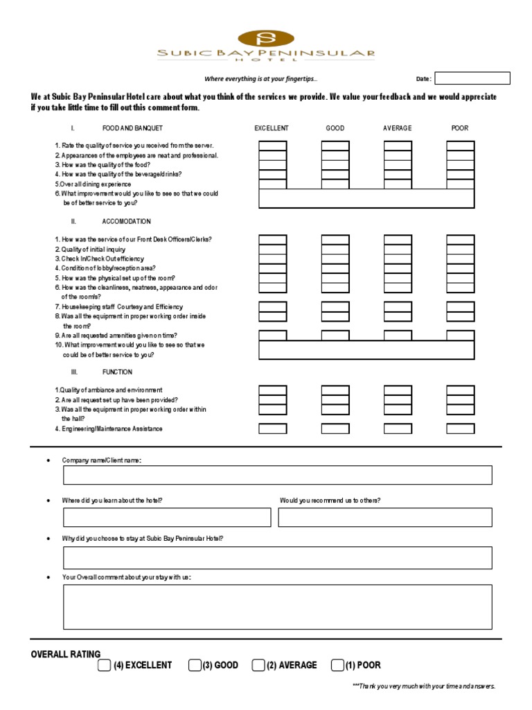 Guest Comment Form | PDF