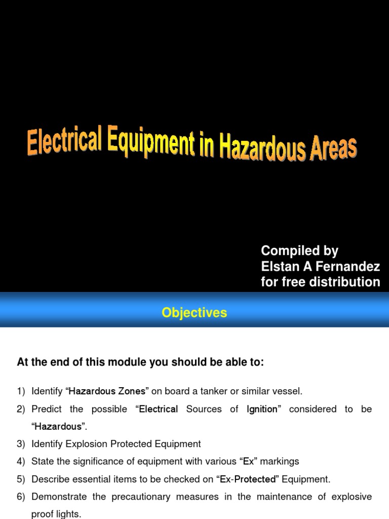 Electrical Equipment in Hazardous Areas - Upload | PDF | Relay | Inductance