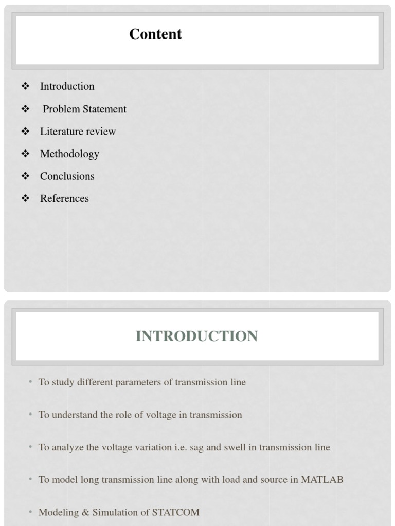 Content: Introduction Problem Statement Literature Review Methodology ...