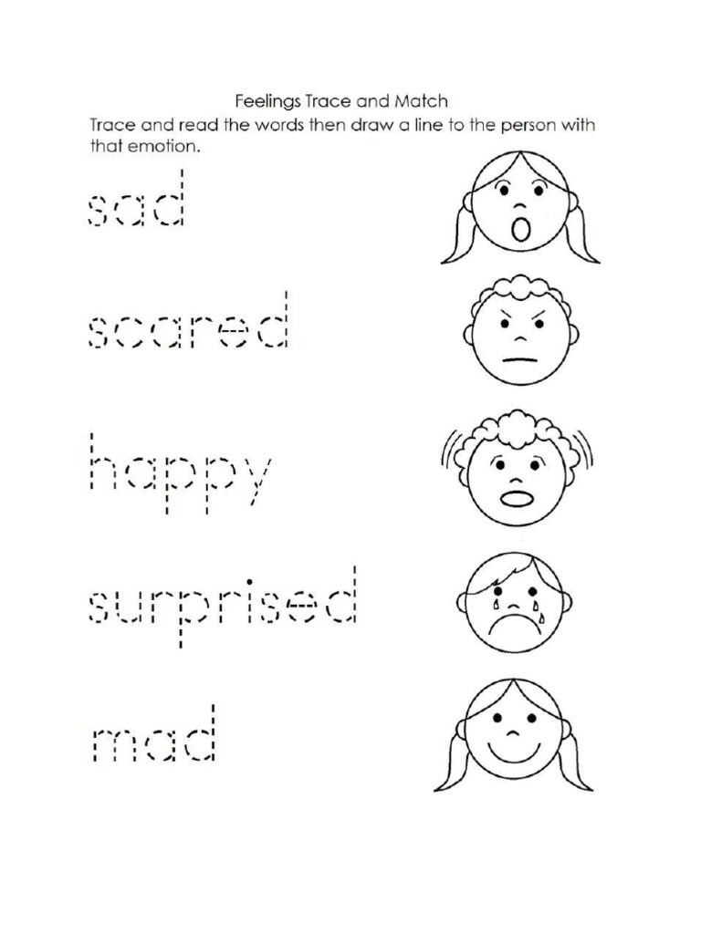 Emotions Worksheets | PDF