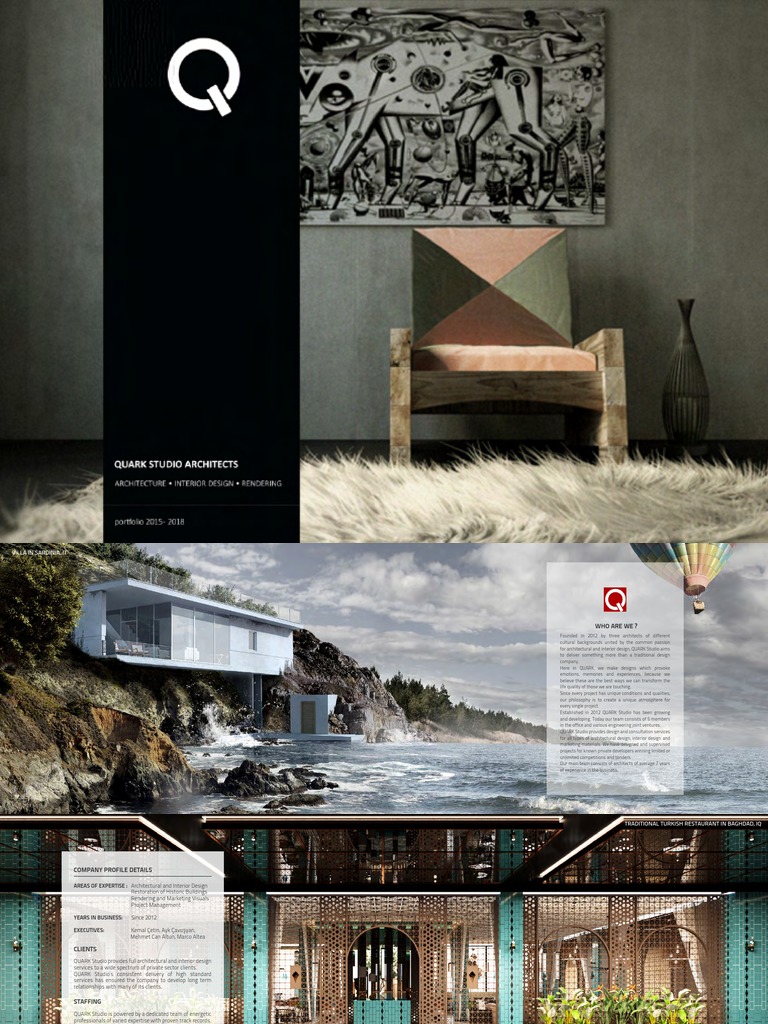 Quark Studio Architects Portfolio 2015-18 | PDF | Interior Design ...