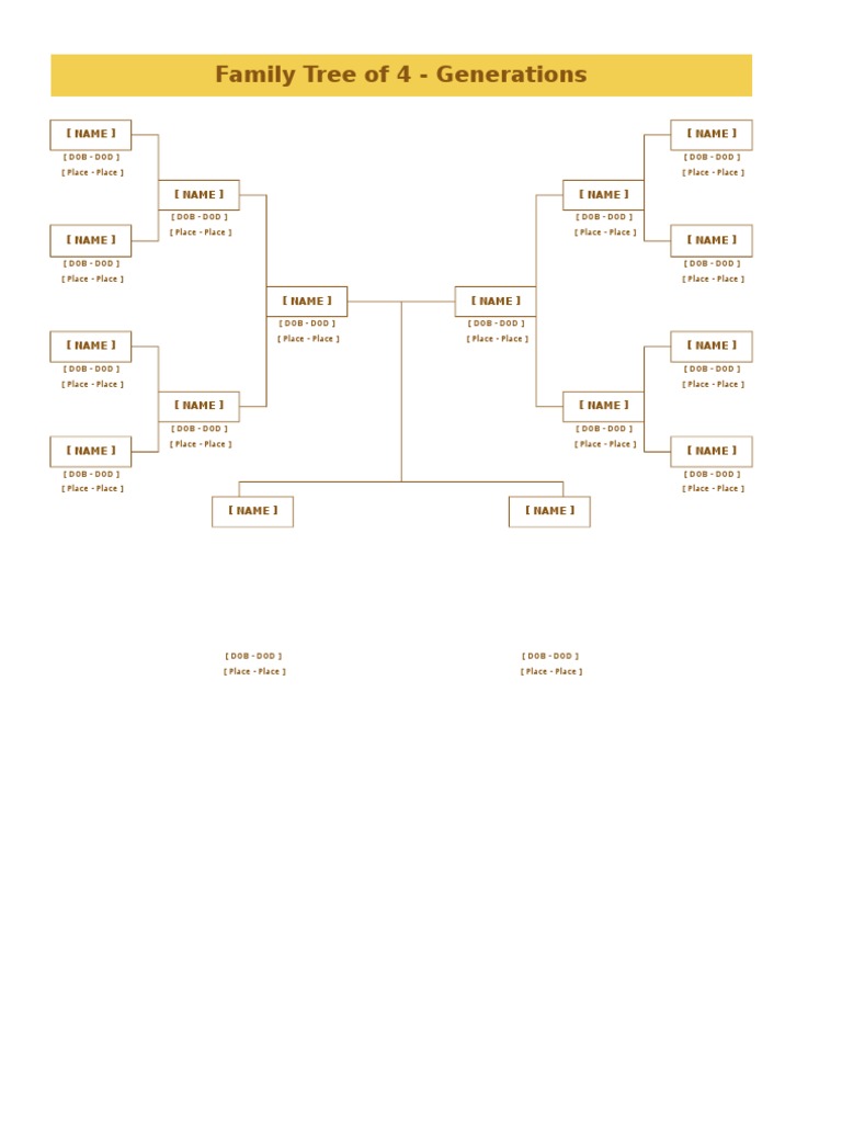 2 - Sides Family Tree - Generations-A4 | PDF