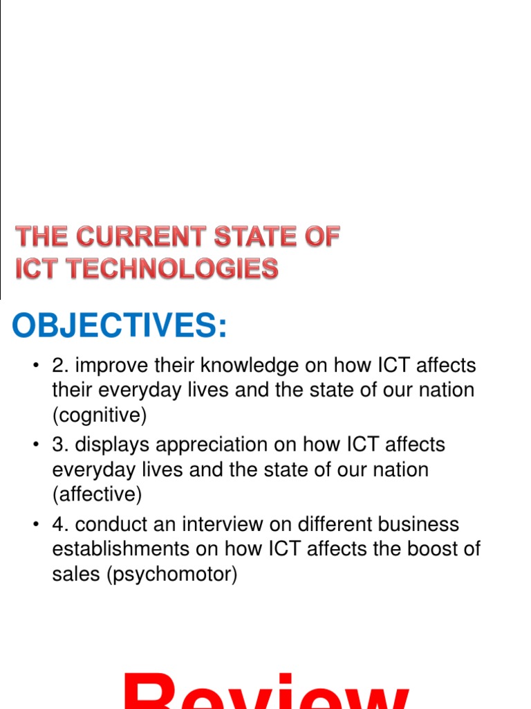 1 The Current State of Ict Technologies - in The Philippines | PDF ...