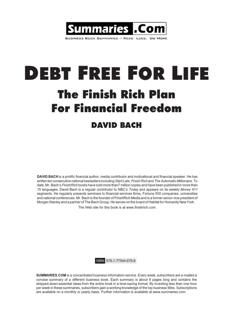 Debt Free For Life | PDF | Credit Card | Debt
