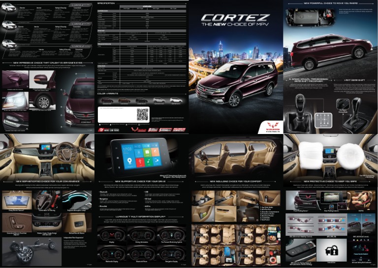 Wuling 2019 - Brosur Cortez | PDF | Steering | Suspension (Vehicle)