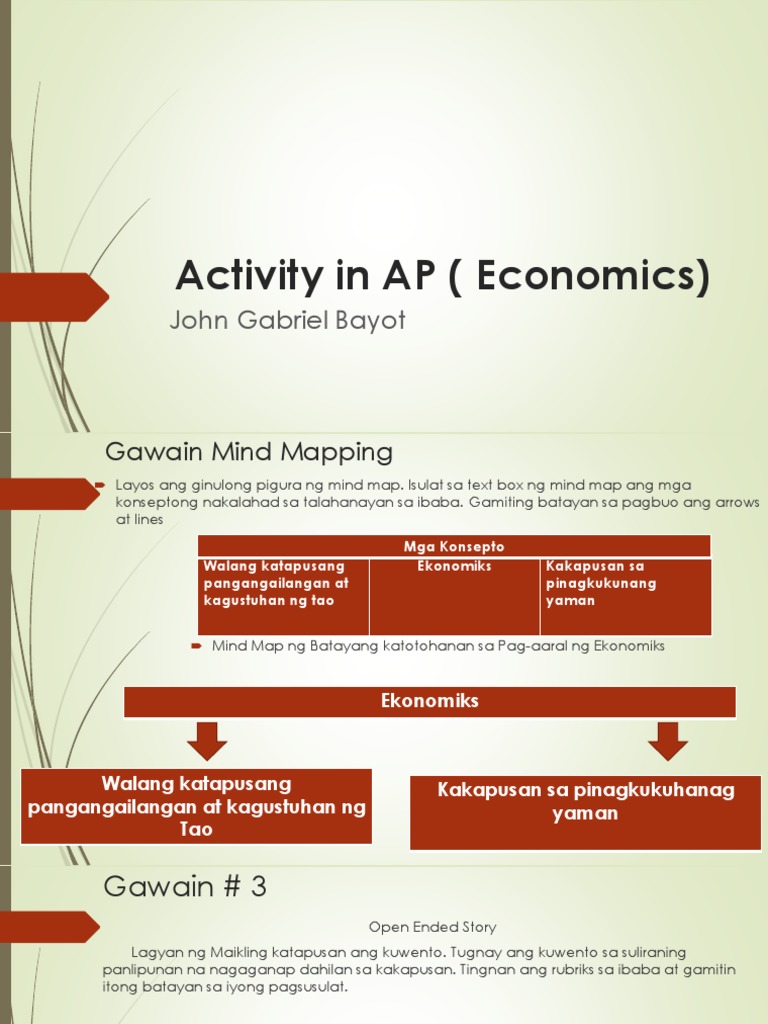 Activity in AP (Economics) | PDF