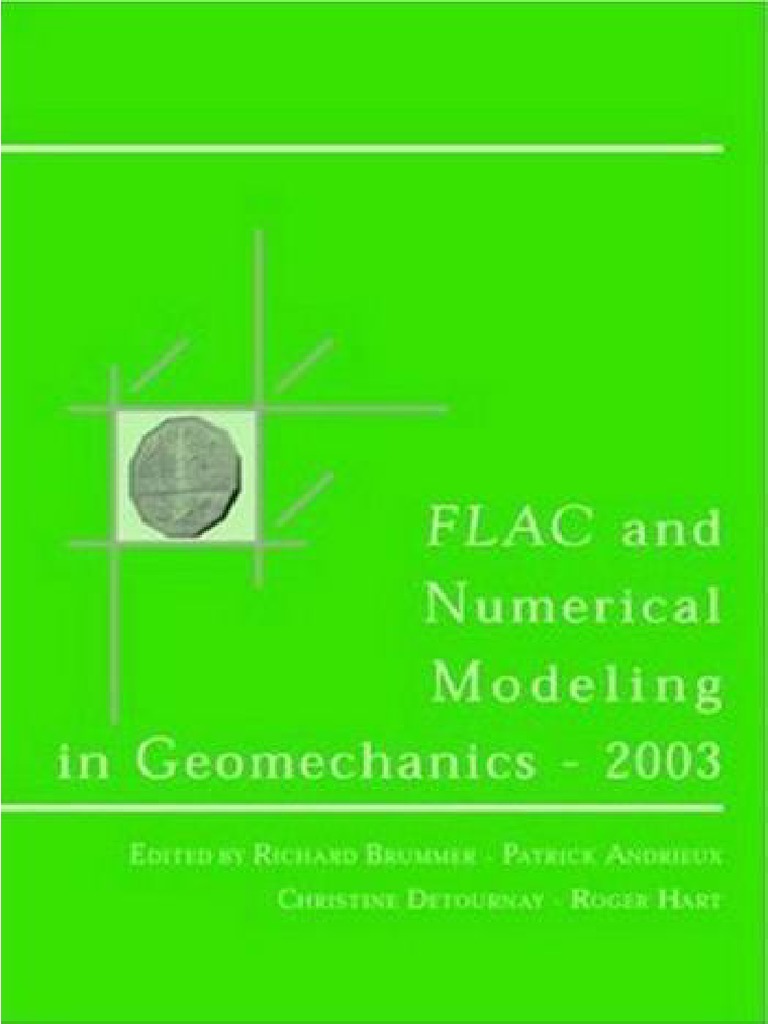 Flac and Numerical Modeling Geomecahnic 2003 PDF | PDF | Computer ...