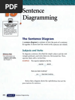 Diagraming Sentences | PDF | Subject (Grammar) | Predicate (Grammar)