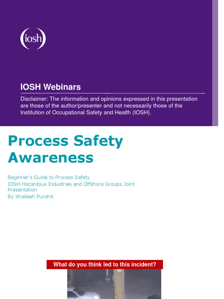 8 Process Safety Awareness Presentation | Download Free PDF | Safety ...